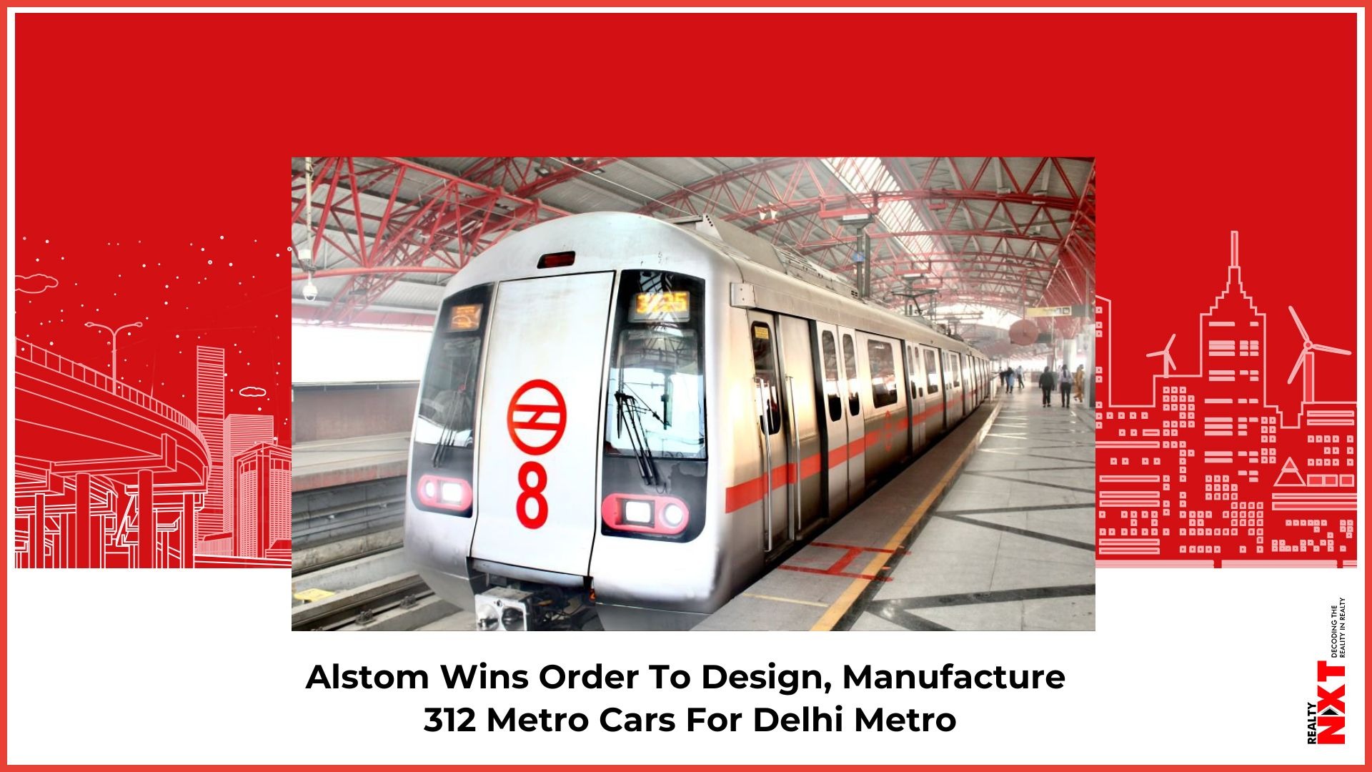 Alstom Gets Order To Design, Manufacture 312 Metro Cars For Delhi Metro