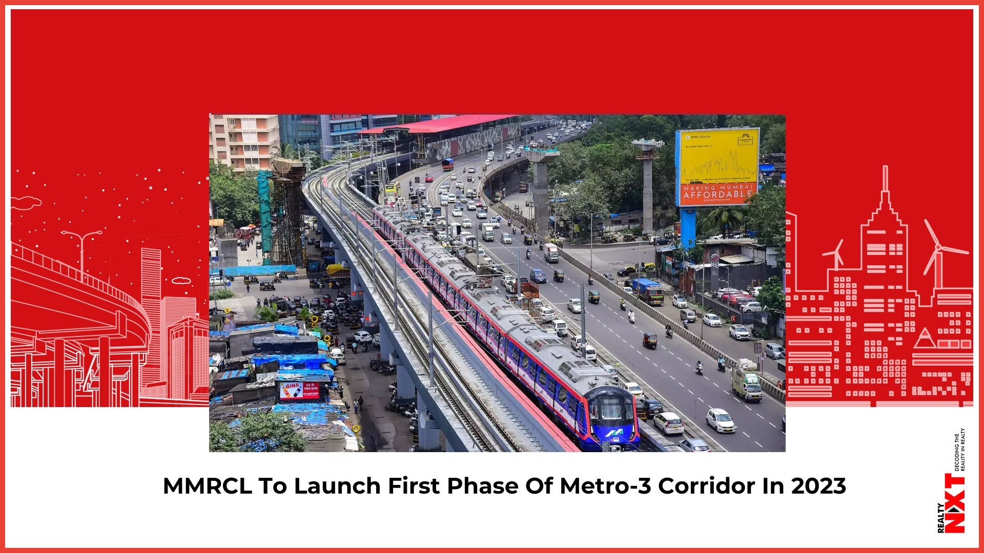 MMRCL Plans To Launch First Phase Of Metro-3 Route In 2023