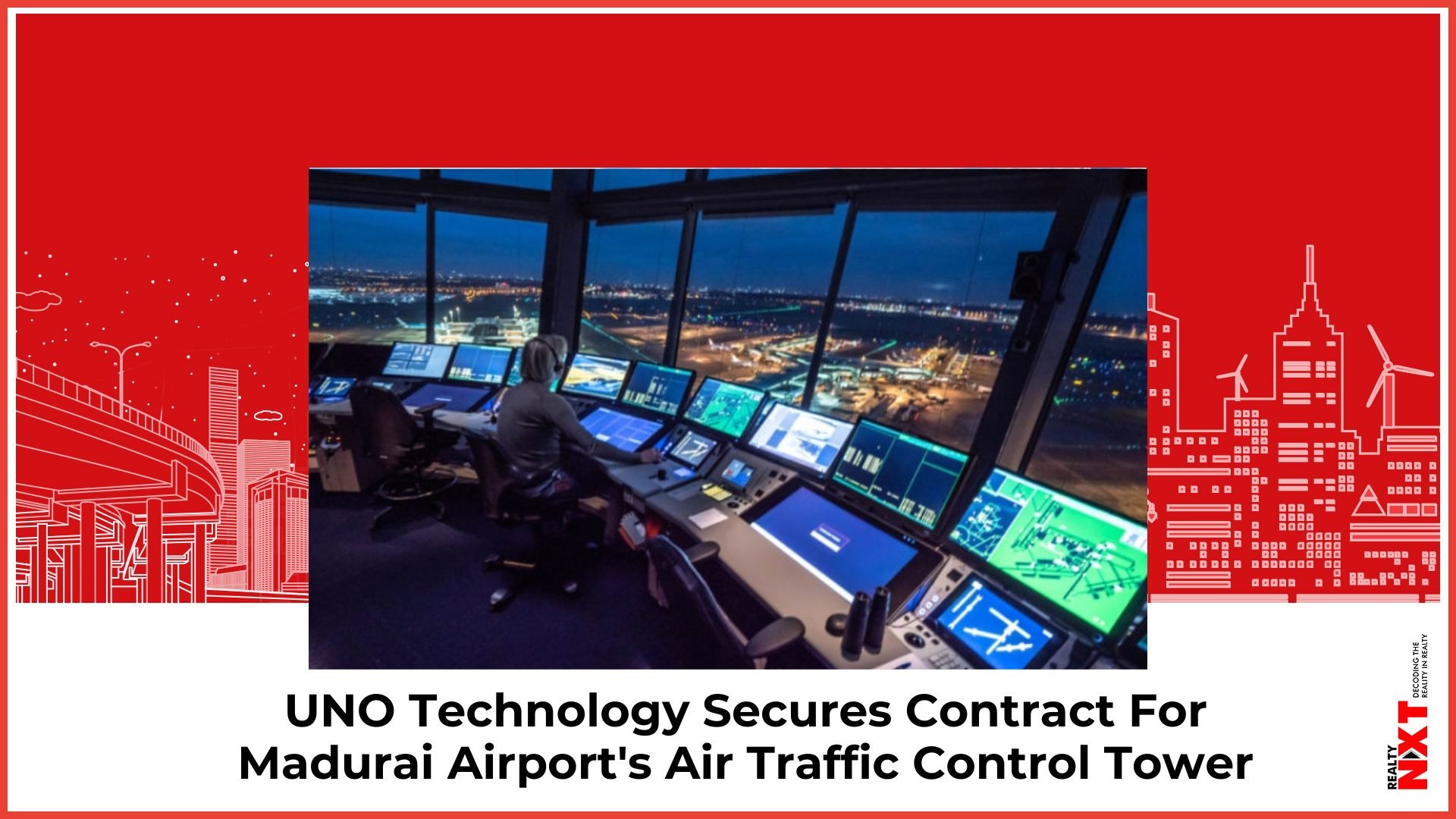 Madurai International Airport Partners With UNO Technology For New Air Traffic Control Facility