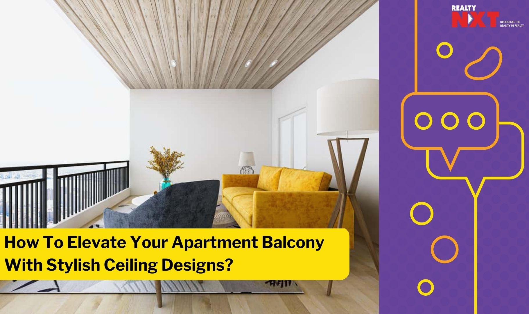 Balcony Ceiling Inspirations: 15 Unique Ideas For A Chic Outdoor Look